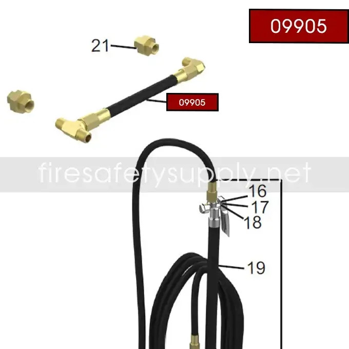 Amerex 09905 Manifold with Unions (100 lb Carbon Dioxide)