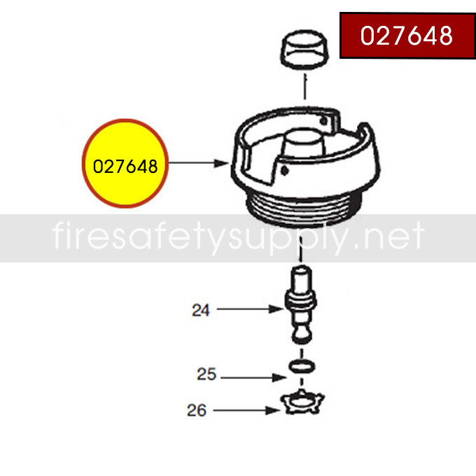 Ansul 027648 Red Line Indicator Stem (Fill Cap Indicator)