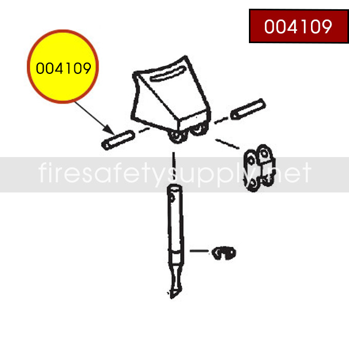 Ansul 004109 Red Line Pin, Spring Puncture Lever to Puncture Pin