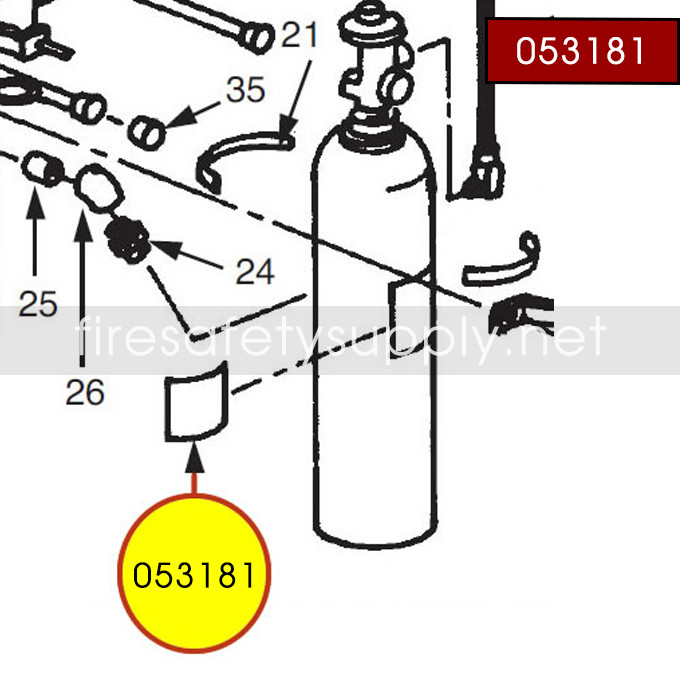 Ansul 053181 Label ANSUL fire protection products.