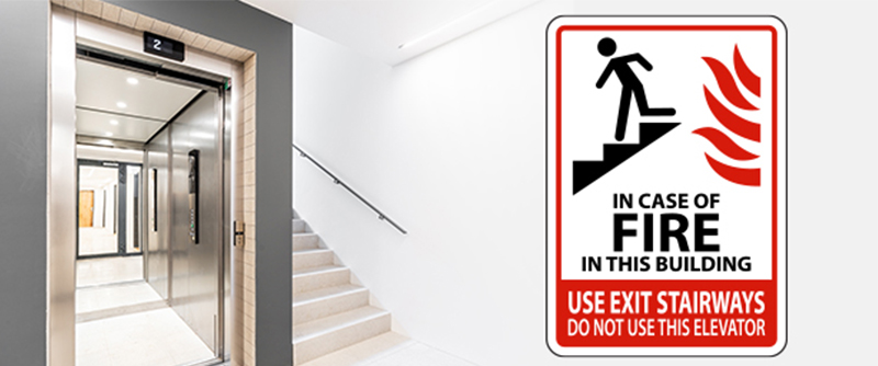Stairs versus Elevator - Fire Safety Supply