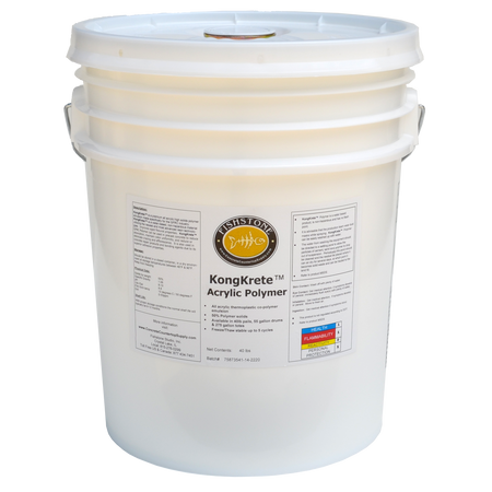 KongKrete™ LIQUID acrylic polymer | GFRC Concrete Additive | Fishstone