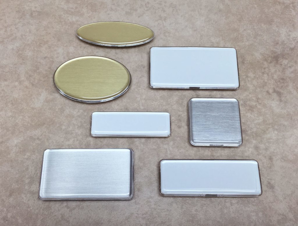 Domed Name Tags | Reusable Name Tags | Blank Name Tags