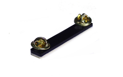 Gorgeous Double Post Bar Pin - reusablenametags.com