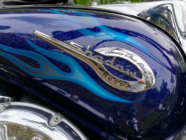 No. 6 - Hot Rod Flame decals | 6pc. set -Airbrushed Edition - Blueberry ...