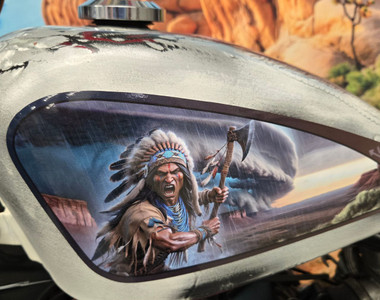 Chief Ironstrike |Harley Sportster Tank decals | 3 piece set