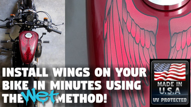 Wings (Red) |Tank Decals | 2pc set