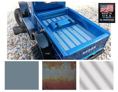 Scale RC - Universal Diamond Plate sheets - DIY - Choose from 3 styles