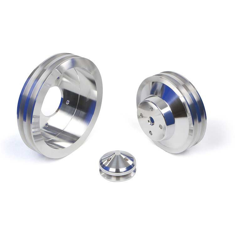 Pontiac Pulley Kit 2V - High Flow 1969+