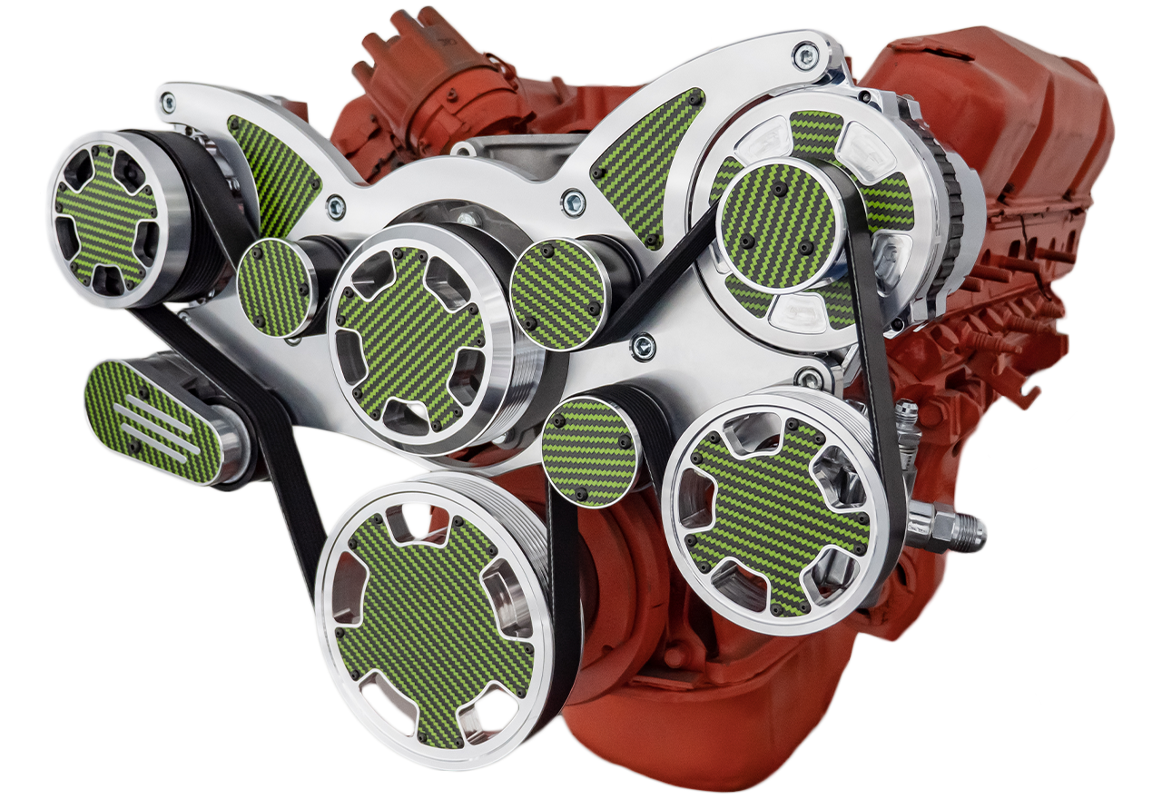 Big Block Chrysler All Inclusive Wraptor Serpentine System - Carbon ...