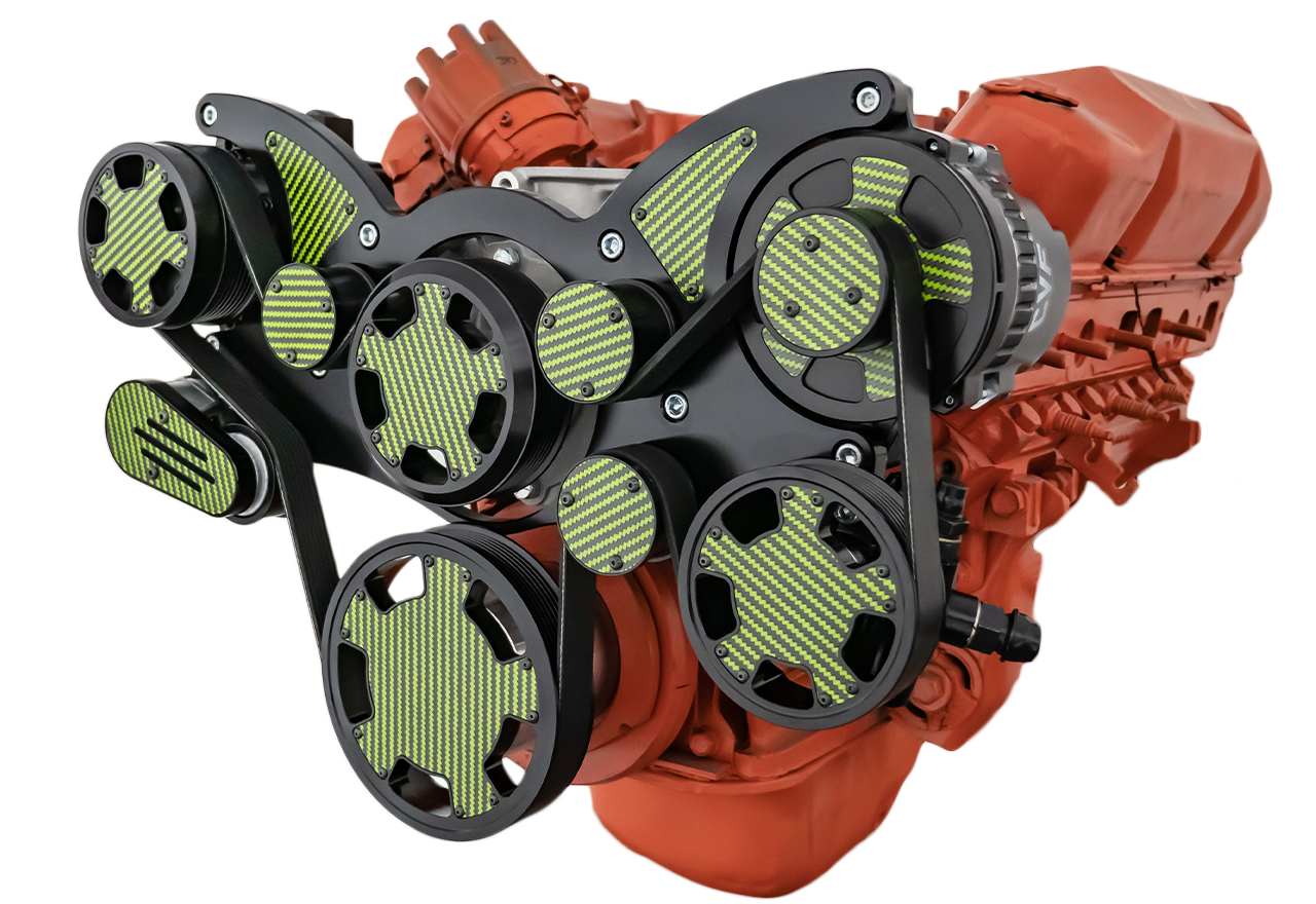 Big Block Chrysler All Inclusive Wraptor Serpentine System - Carbon ...