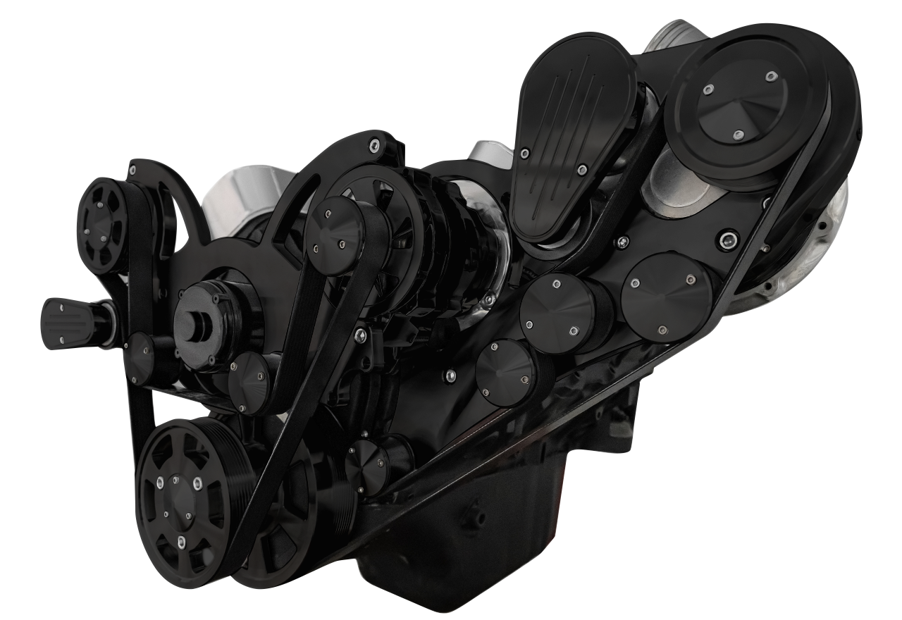 Big Block Chevy All Inclusive Wraptor Serpentine System w/ EWP ...