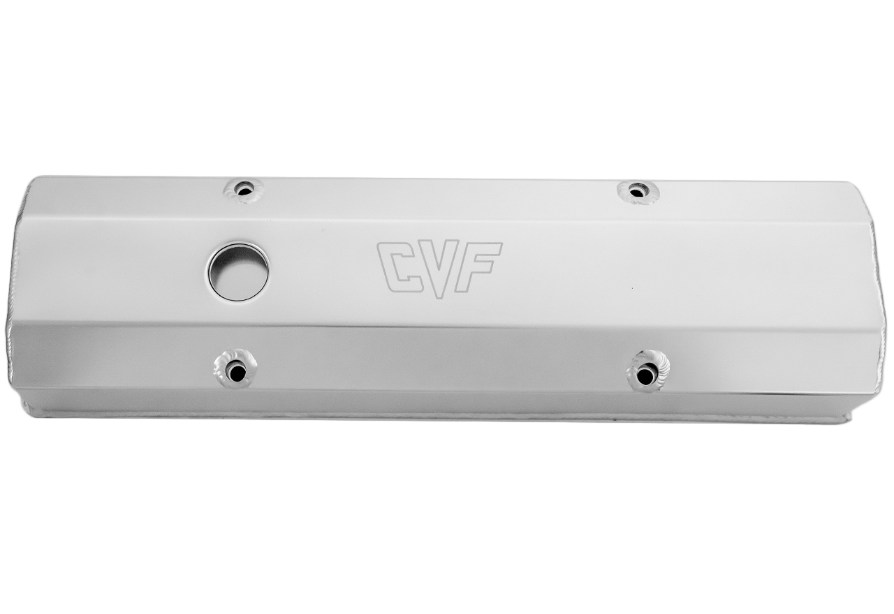 Chevy Small Block Fabricated Valve Covers, 283-305-350-400 | CVF Racing