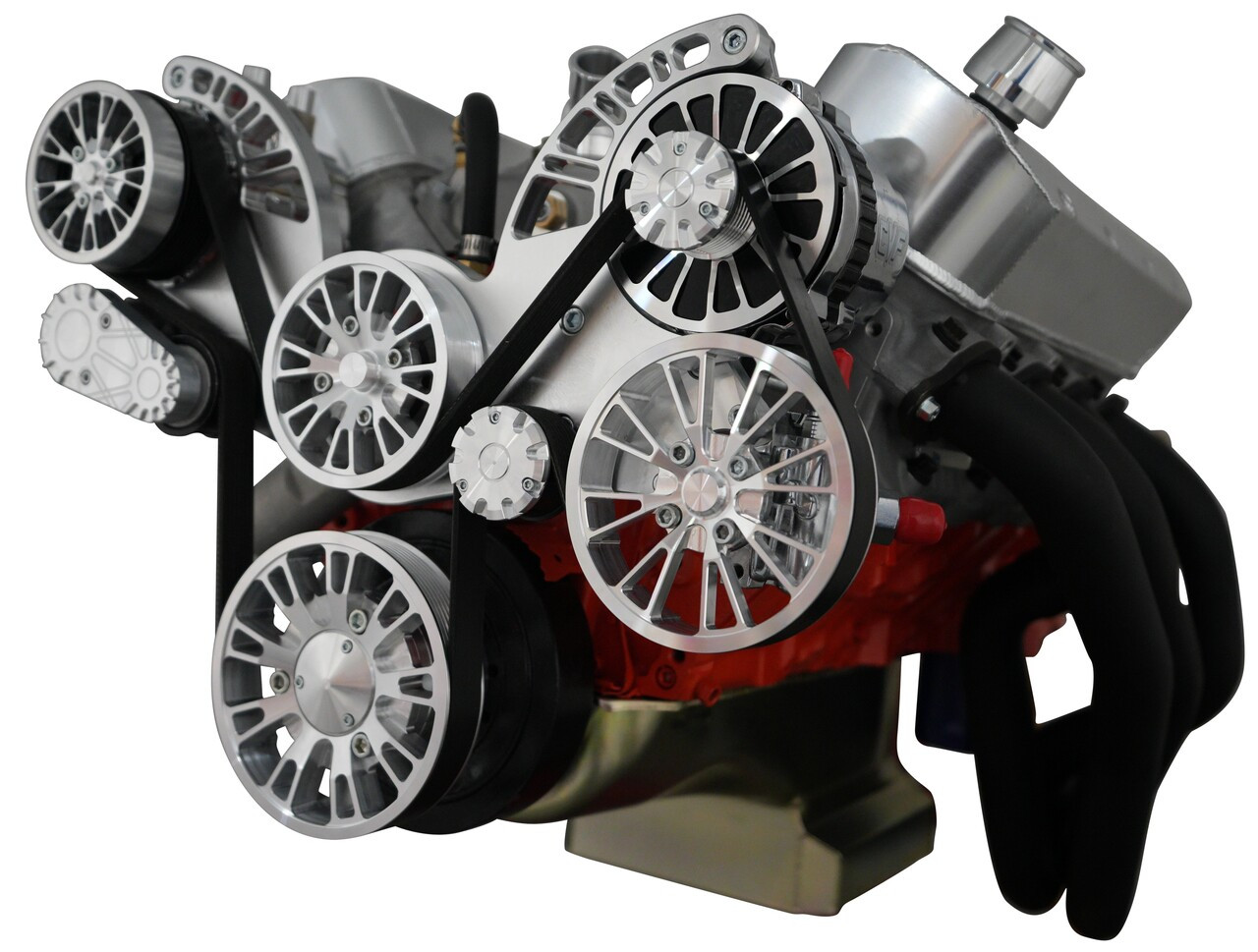 Big Block Chevy All Inclusive Reaper Serpentine System - Polished ...