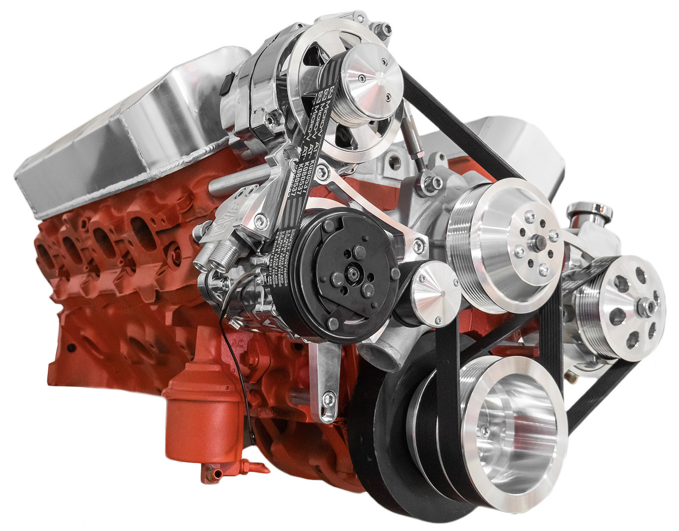 Chevy Big Block Serpentine Conversion - Mid-Mount AC, Alternator, Power ...