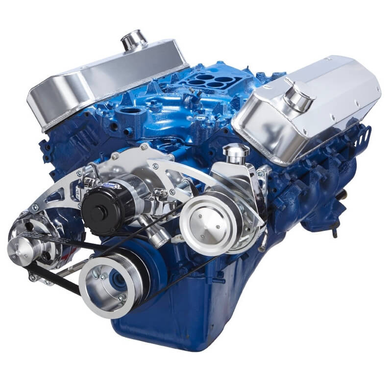 Ford 460 Serpentine System - Power Steering & Alternator - Electric ...