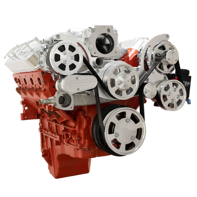 Chevy LS Front Accessory Drive Engine Serpentine Conversion Kit