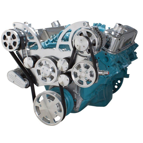 Pontiac 350-400, 428 & 455 V8 All Inclusive Wraptor Serpentine System ...