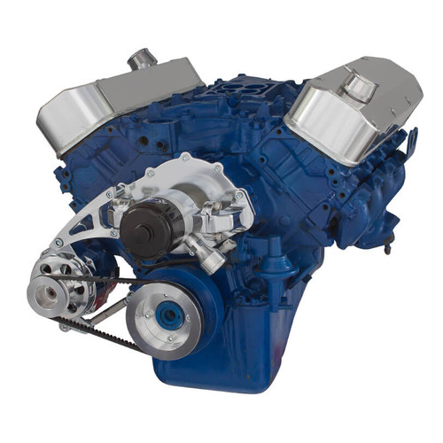Ford 429-460 Pulley System Low Mount Alternator with Electric Water ...