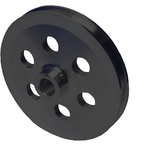 Stealth Black Ford V-Belt Power Steering Pulley Saginaw Pump | CVF Racing