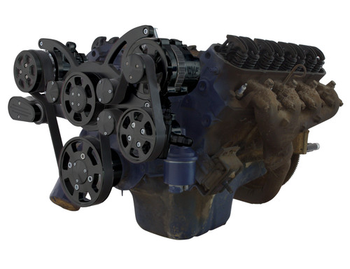 Cadillac 500 All Inclusive Wraptor Serpentine System - Stealth Black ...
