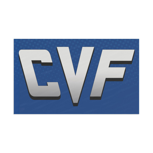 CVF Racing Blue Shop Flag - CVF Racing