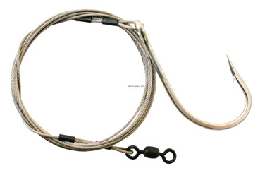 Calcutta CSHK9/0 Shark Rig 9/0 Hook w/270# Cable - Frank & Fran's Bait ...