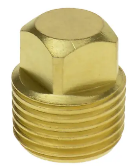 Shoreline Marine SL52176 Garboard Plug | Brass Drain Plug - Frank & Fran's