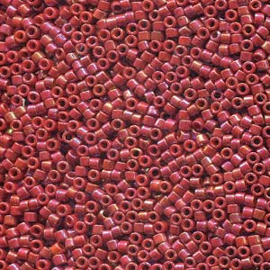 Glazed Opaque Dark Red