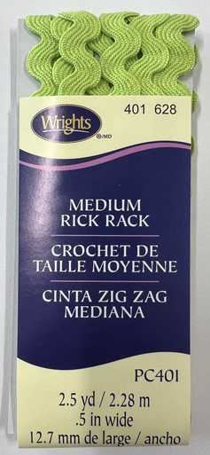 Medium Rick Rack - Lime Green