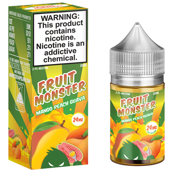 Fruit Monster Salt - Mango Peach Guava 30ml | E-Liquid - Eciggity