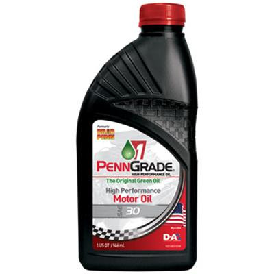 PennGrade 1 High Performance Conventional Motor Oil SAE 30W, High Zinc