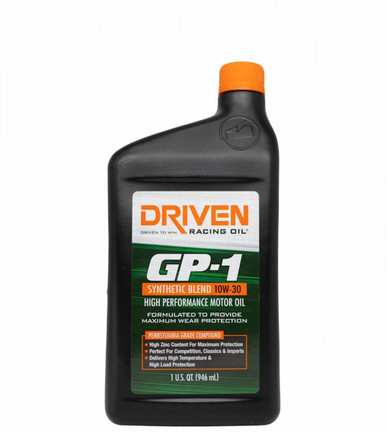 Driven Racing Oil GP1 Semi-Synthetic 10W30, 1qt