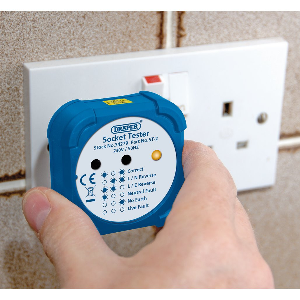 Socket Tester, 13A (34279) | Draper Tools