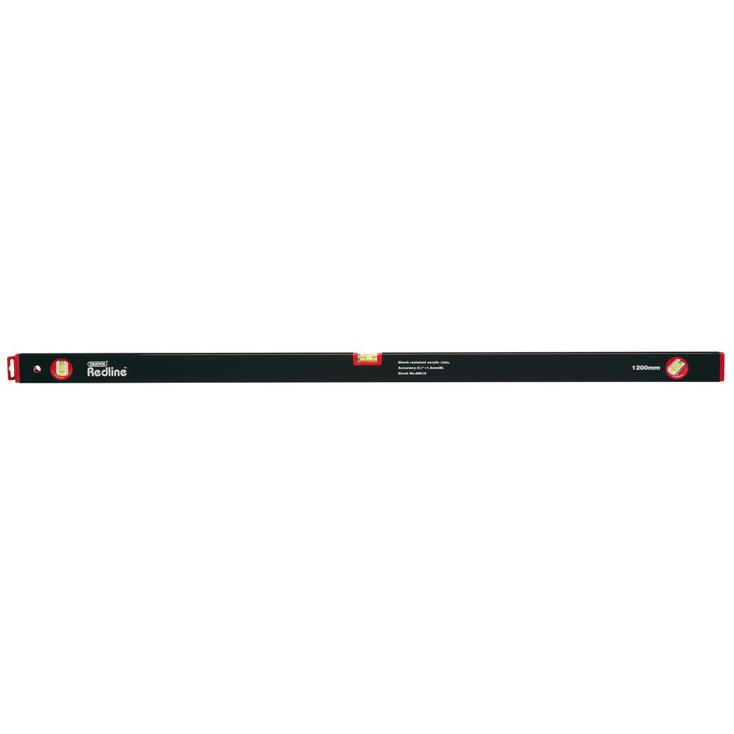 Draper Redline® Box Spirit Level, 1200mm (68018) | Draper Tools
