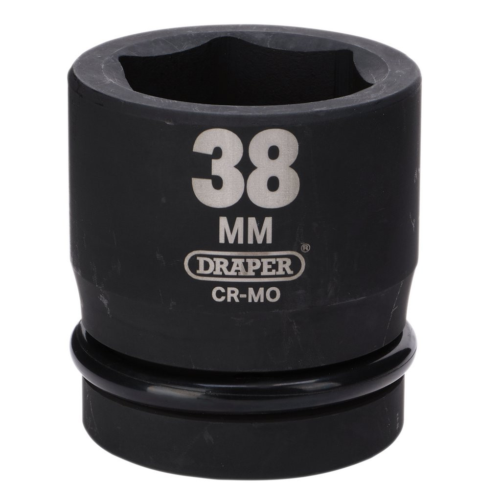 Draper Expert HI-TORQ® 6 Point Impact Socket, 1" Sq. Dr., 38mm (05118 ...