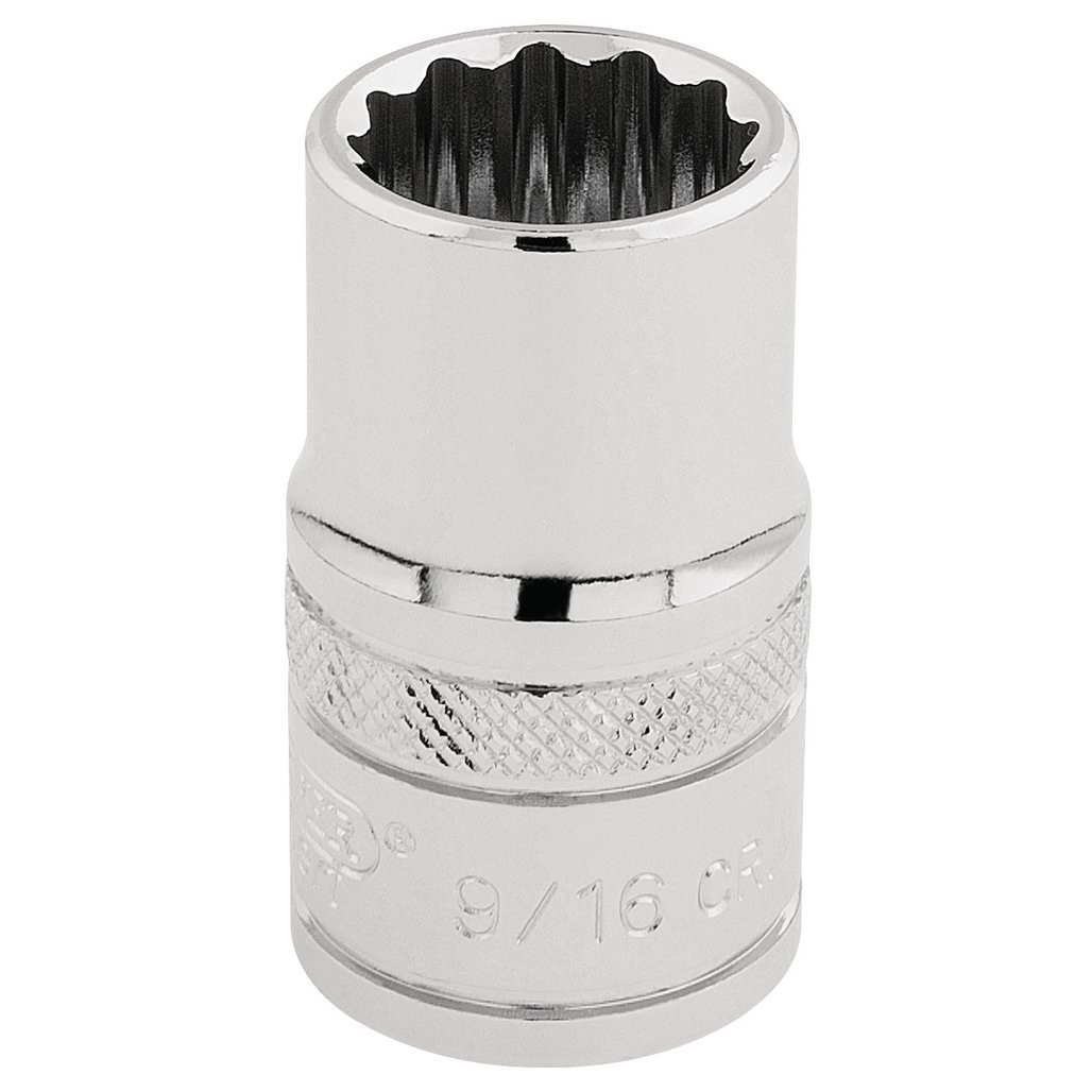 Draper Expert HI-TORQ® 12 Point Socket, 1/2" Sq. Dr., 9/16" (33609 ...