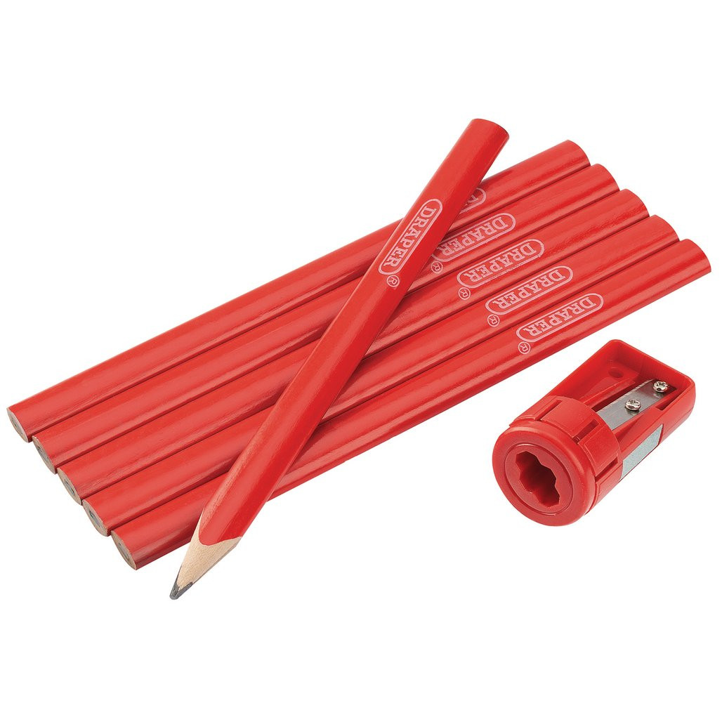 Carpenter's Pencil and Sharpener Set (50990) | Draper Tools
