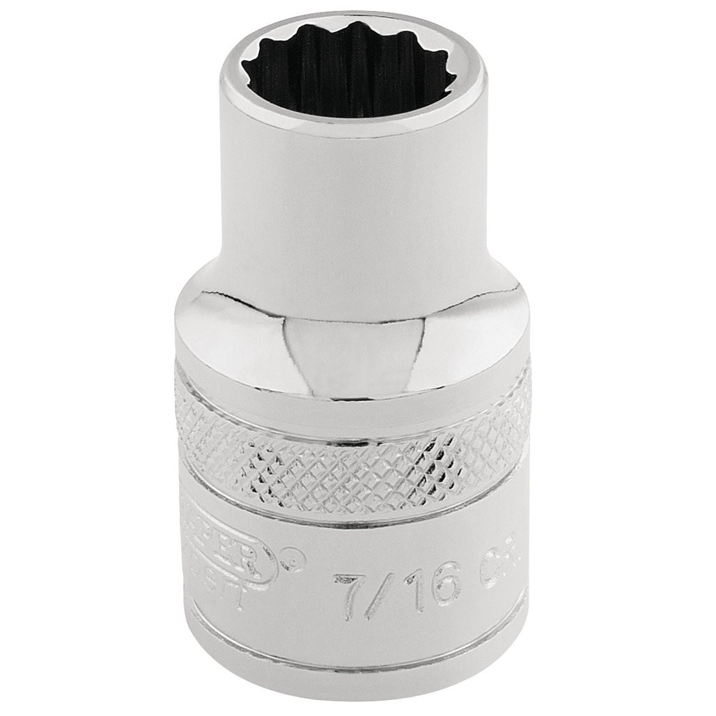 Draper Expert HI-TORQ® 12 Point Socket, 3/8" Sq. Dr., 7/16" (49018 ...