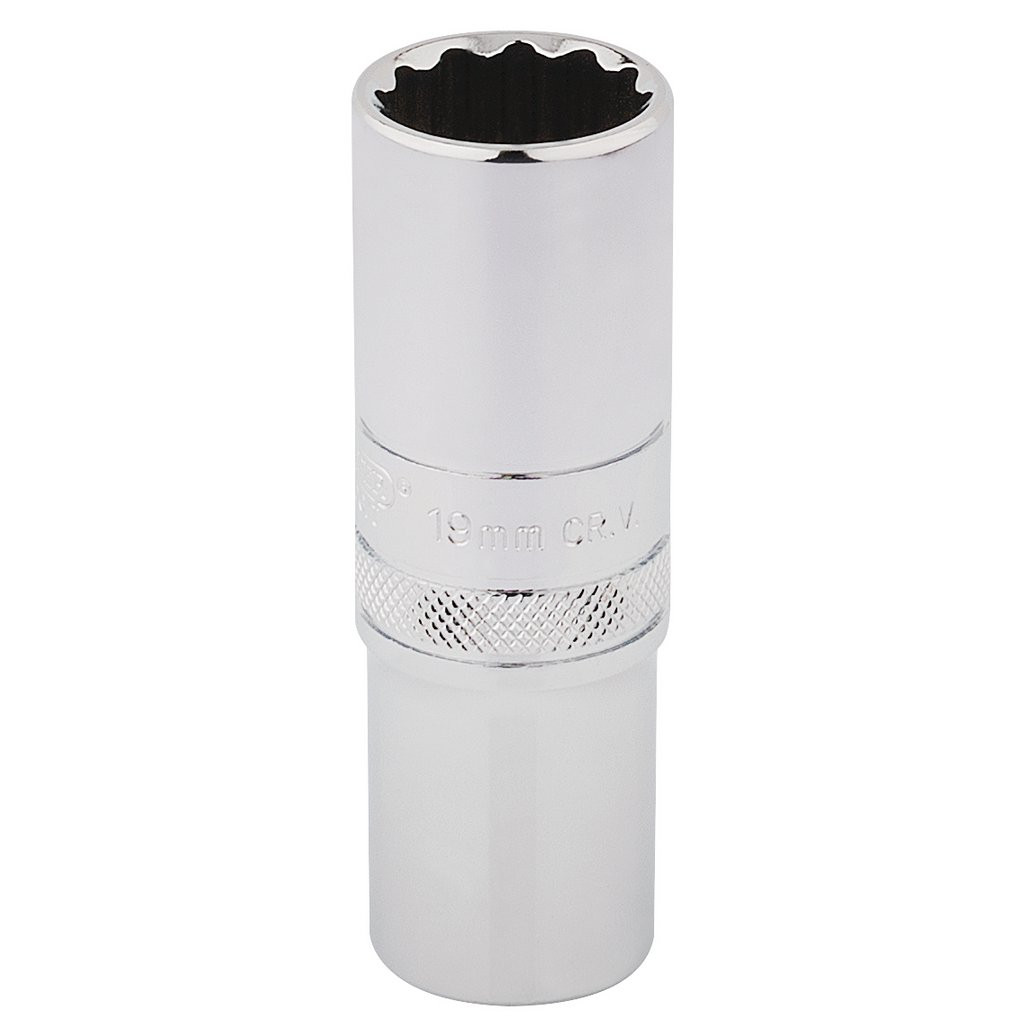 Draper Expert HI-TORQ® 12 Point Deep Socket, 1/2" Sq. Dr., 19mm (33772 ...
