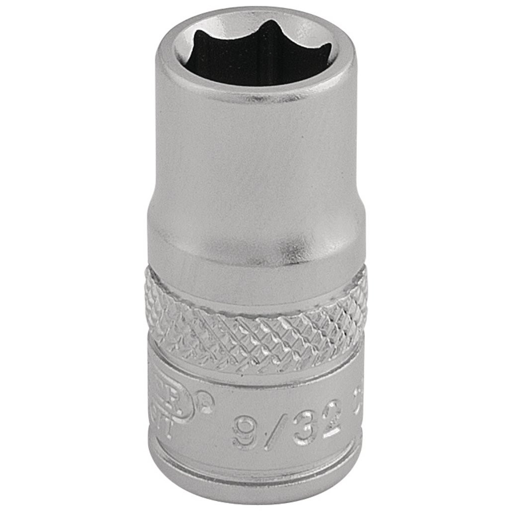 Draper Expert Imperial Socket, 1/4" Sq. Dr., 9/32" (16521) | Draper Tools