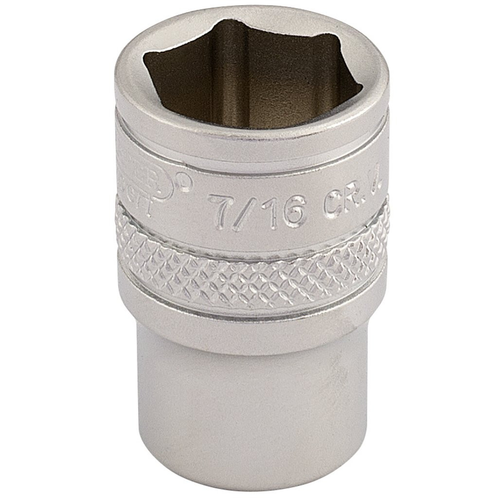 Draper Expert Imperial Socket, 1/4" Sq. Dr., 7/16" (16525) | Draper Tools