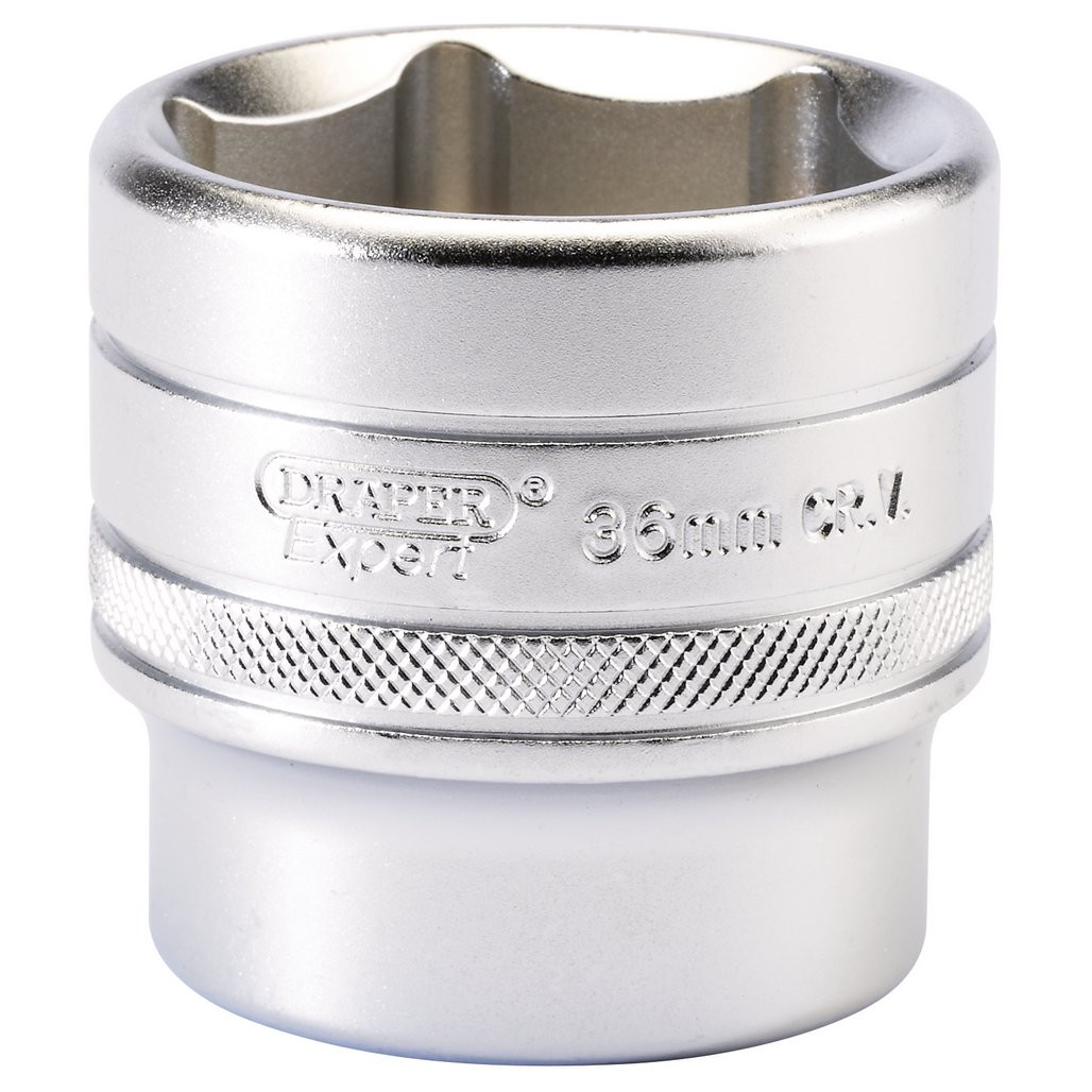 Draper Expert 6 Point Metric Socket, 1/2" Sq. Dr., 36mm (16623 ...