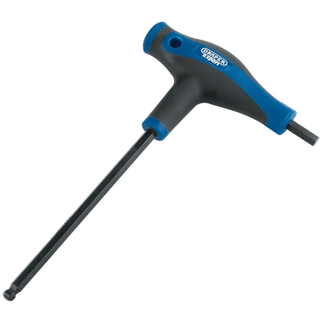 Draper Expert Soft Grip 'T' Handle Hexagon and Ball End Key, 5mm (33910 ...