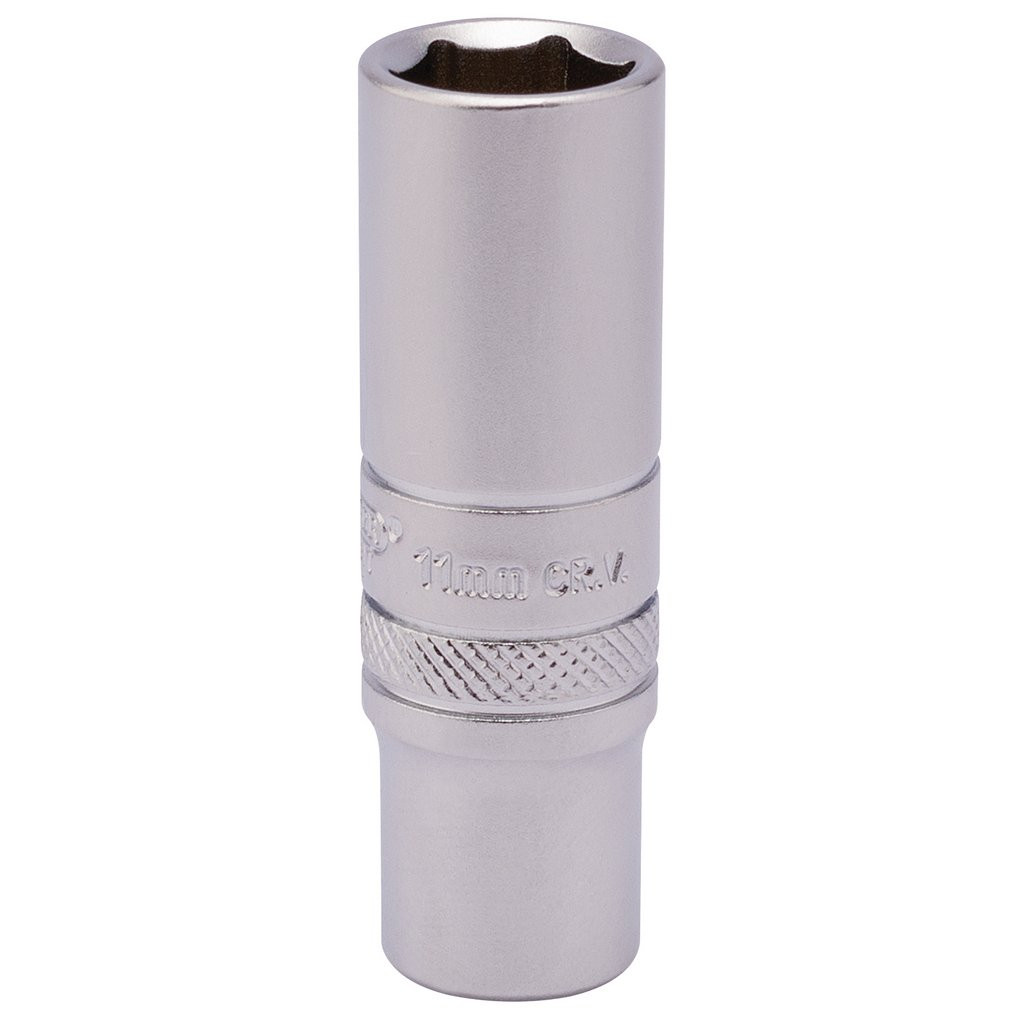Draper Expert 6 Point Deep Socket, 1/4" Sq. Dr., 11mm (82140) | Draper ...