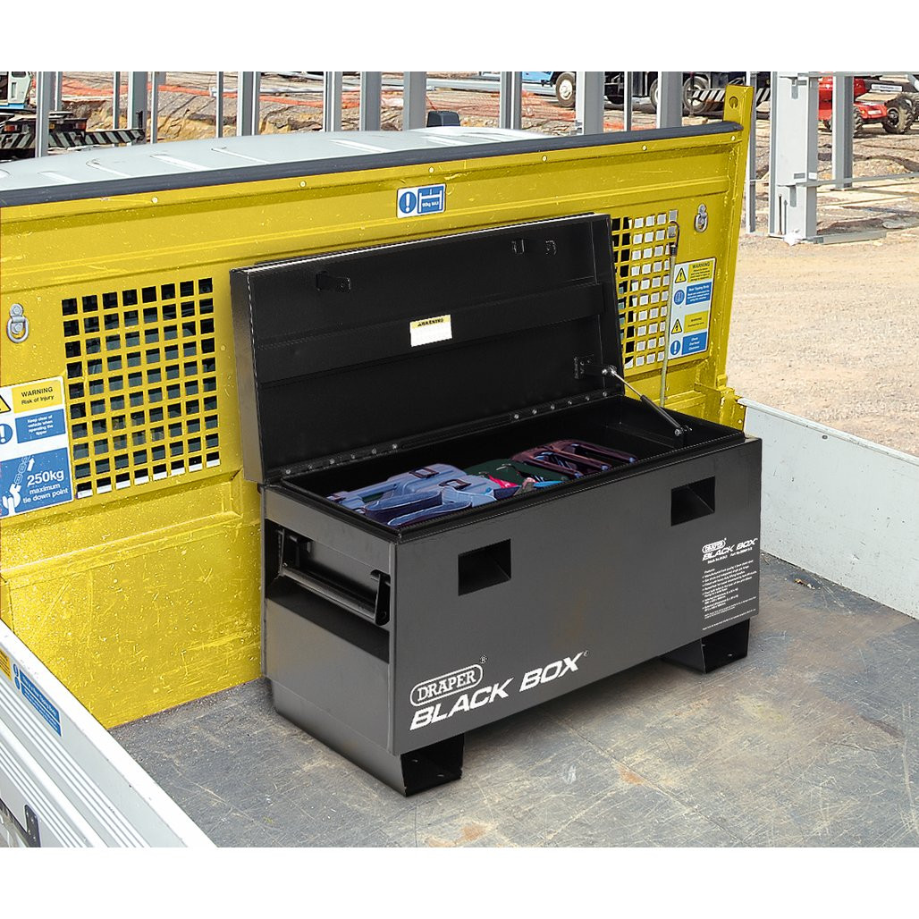 Black Box® Contractors Secure Storage Box -36"/ 915 x 470 x 590mm ...
