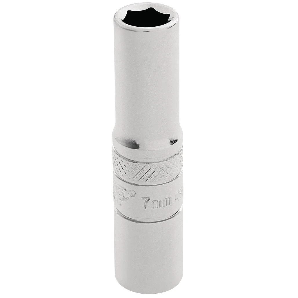 Draper Expert HI-TORQ® 6 Point Deep Socket, 1/4" Sq. Dr., 7mm (32661 ...