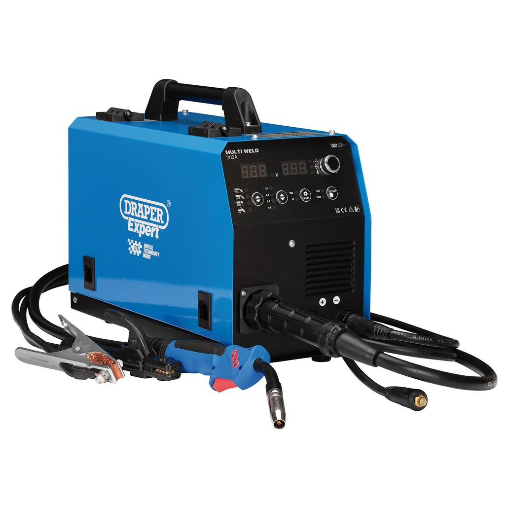 Draper Expert 3-In-1 Multi-Process Welder Dti, 200A (70043) | Draper Tools