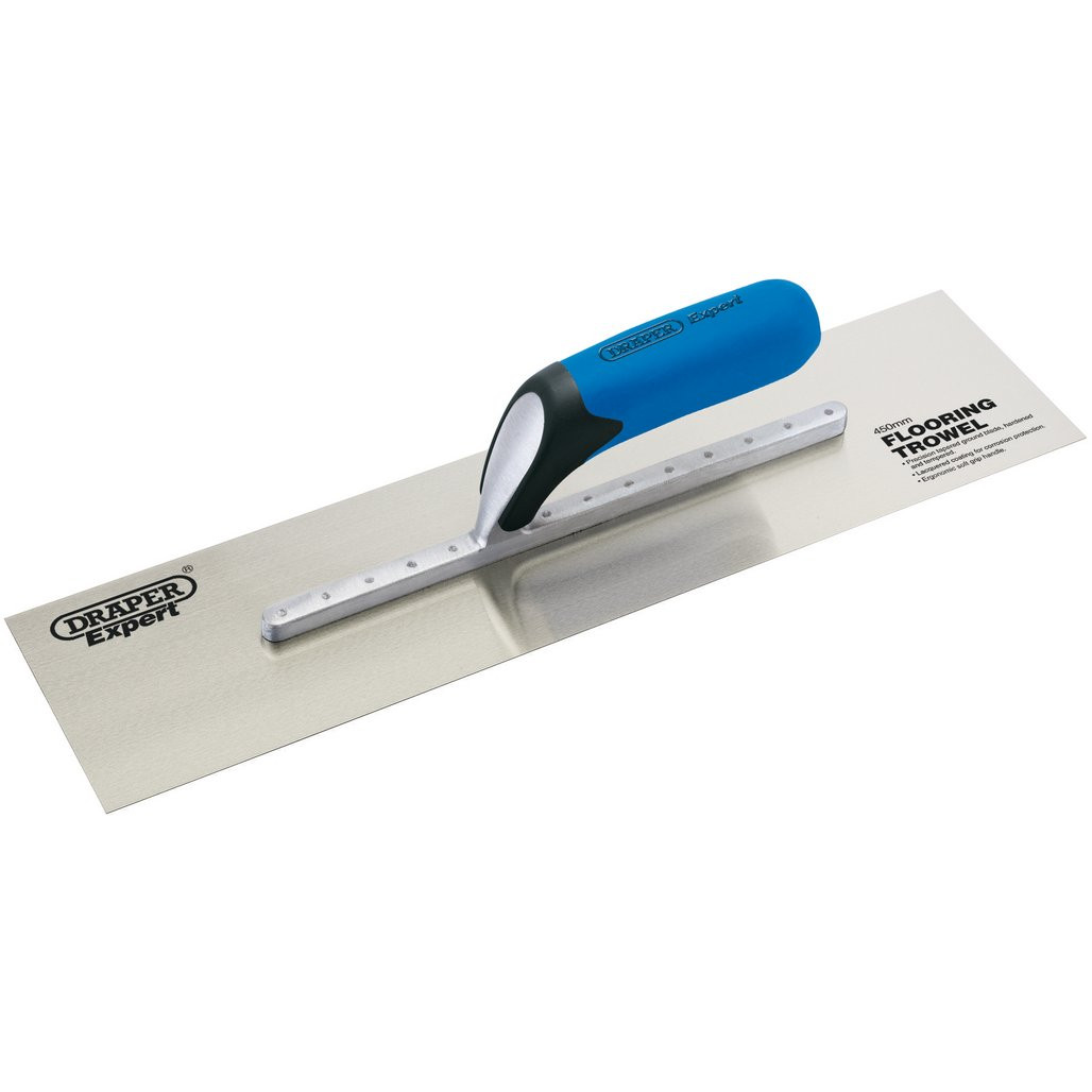 Draper Expert Soft Grip Stainless Steel Plastering Trowel, 455mm (82149 ...