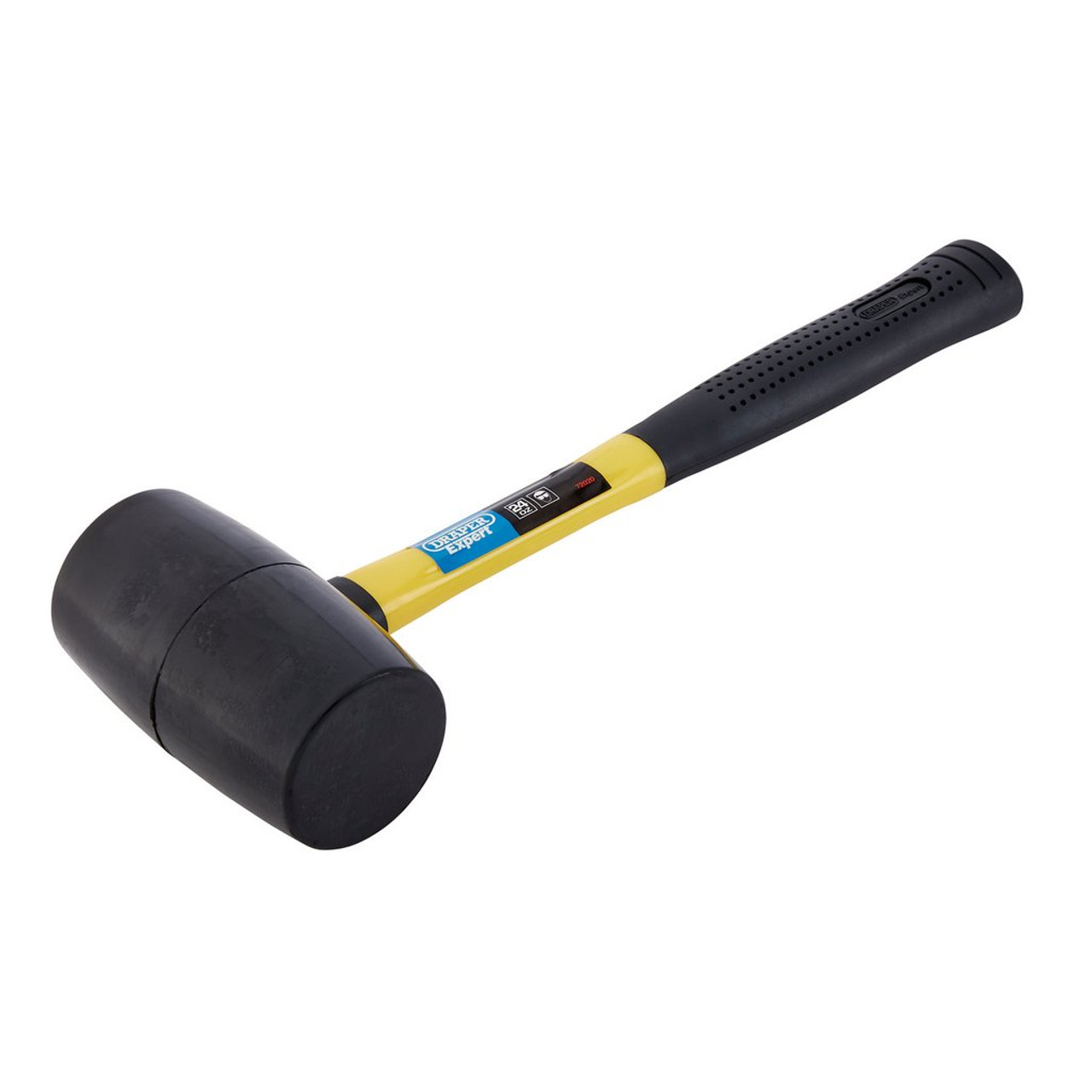 Draper Expert Rubber Mallet with Fibreglass Shaft 680g 24oz 72020 Draper Tools
